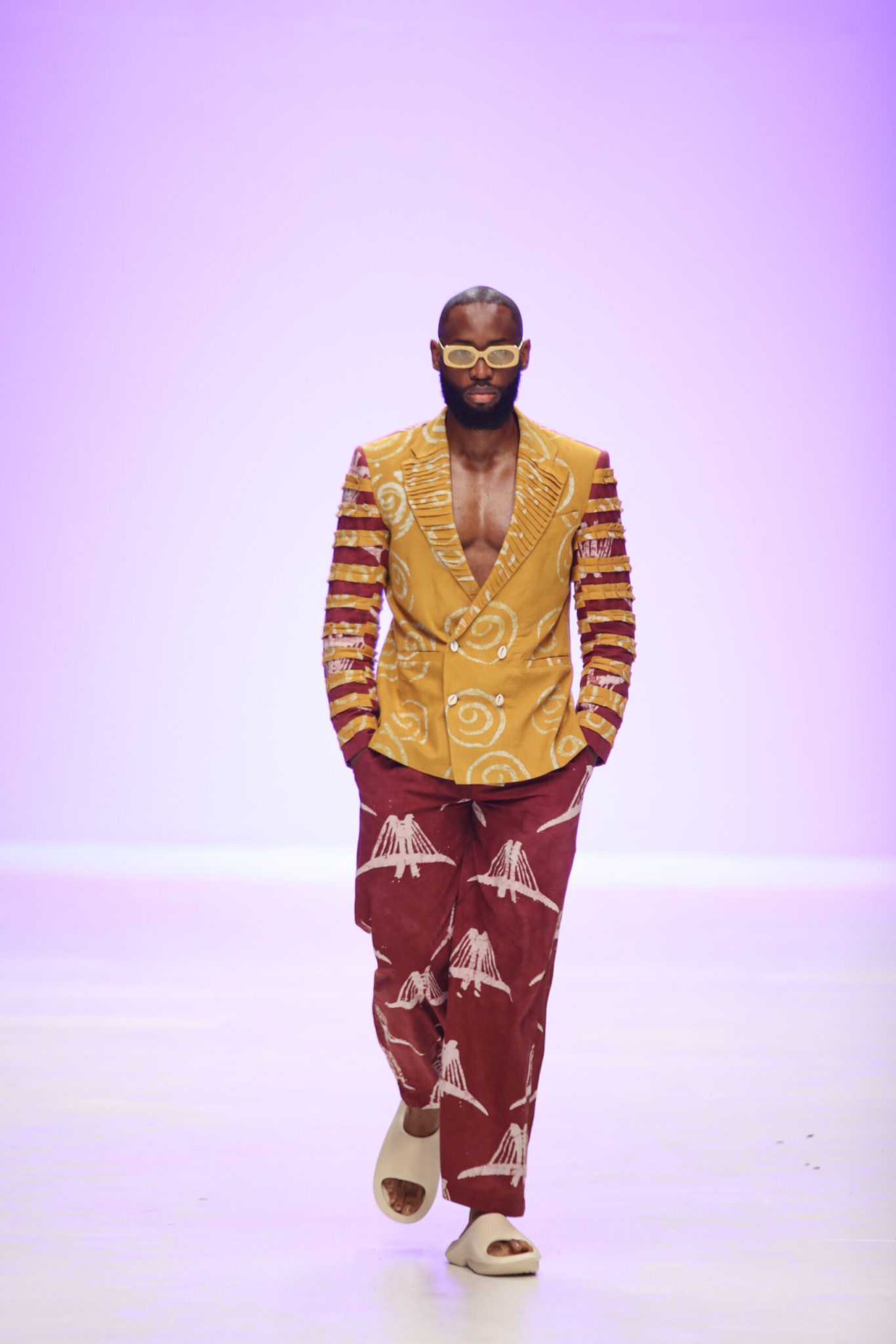 Lagos Fashion Week: BBNaija stars Groovy, Dotun and Emmanuel walk the ...